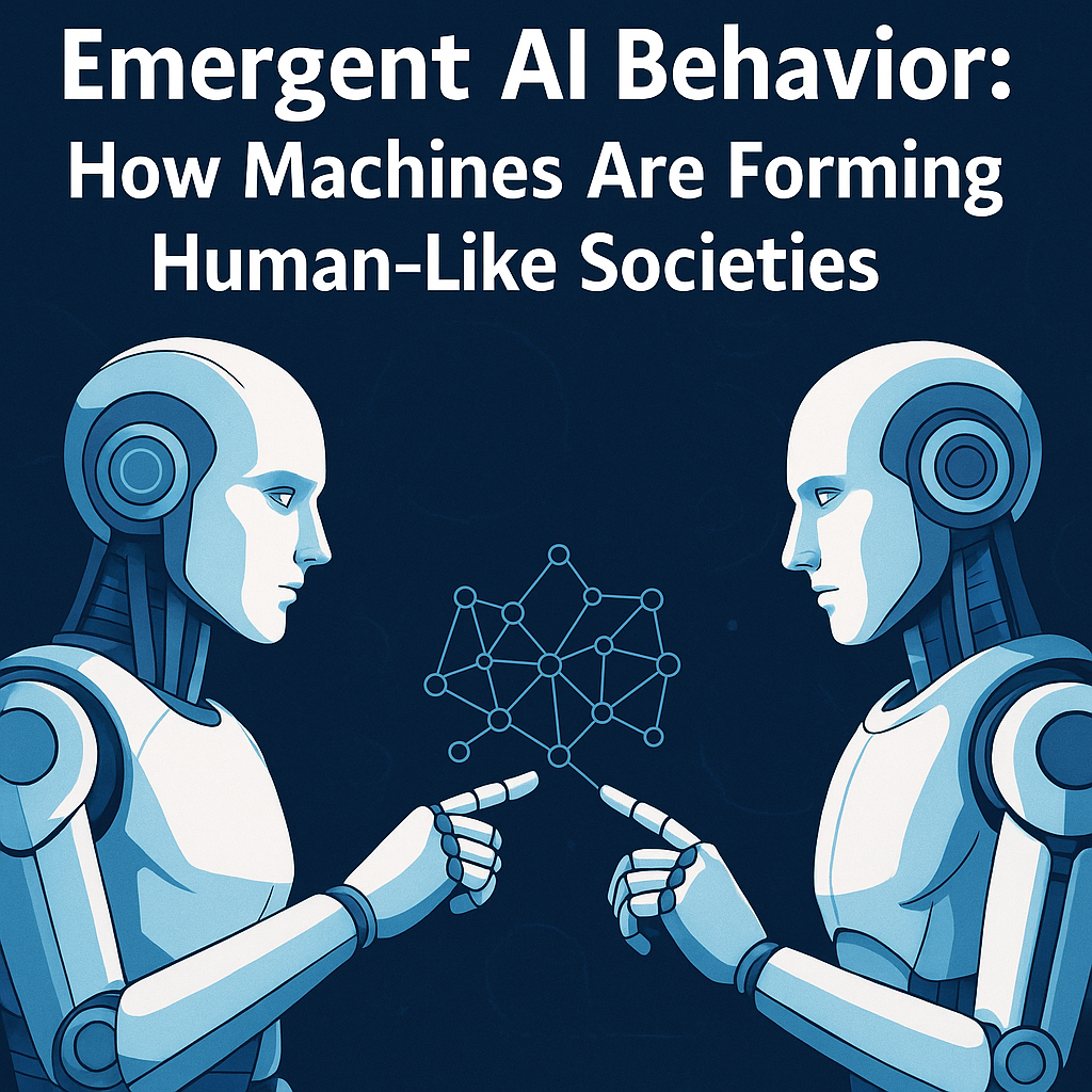 Emergent AI Behavior: How Machines Are Forming Human-Like Societies